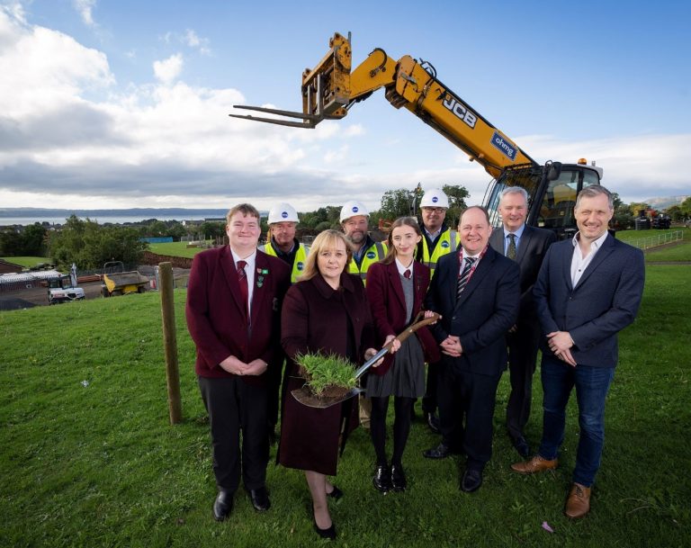 Education Minister Cuts First Sod For £25m Ulidia Integrated College ...